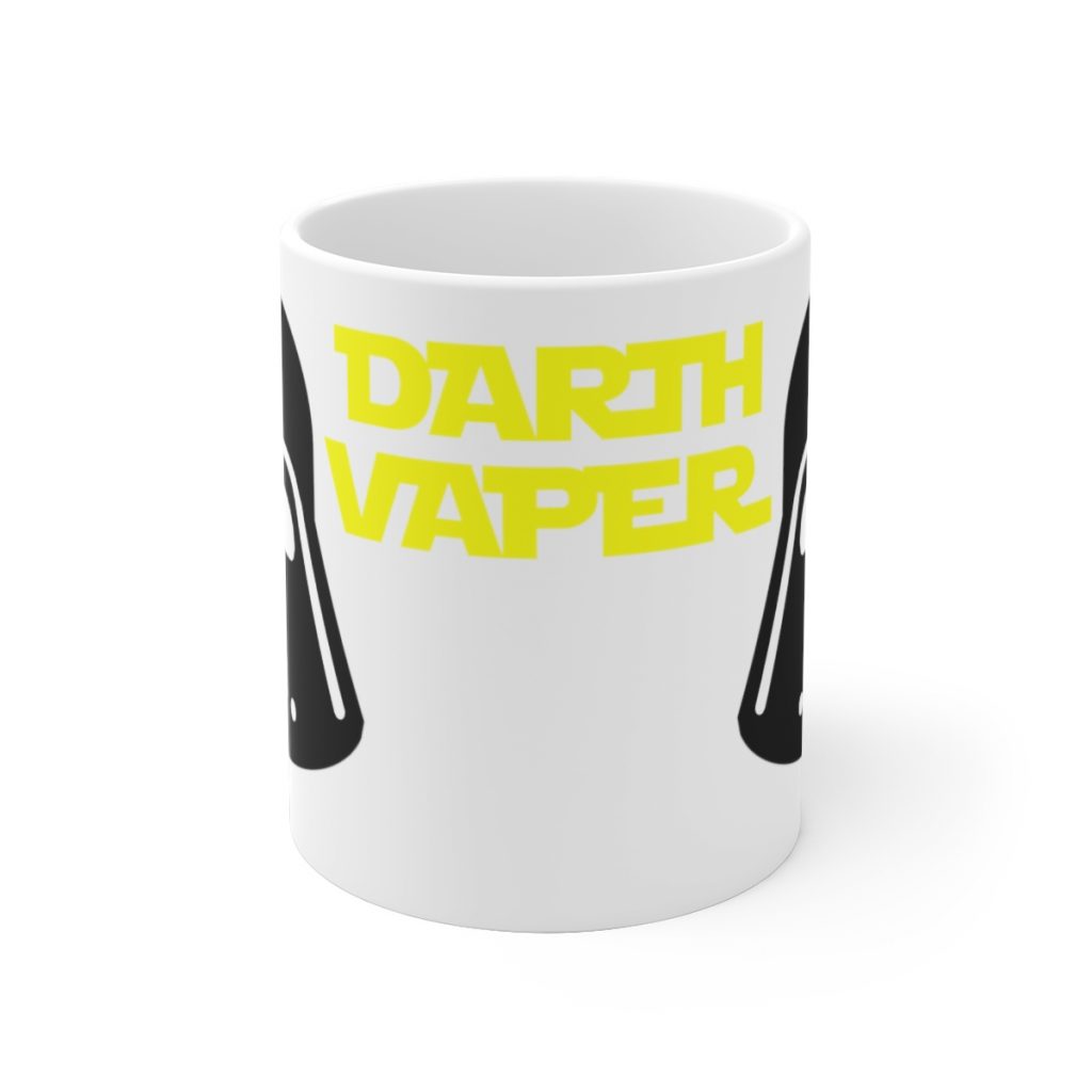 Darth Vaper Quote For Vaping Loving StarWars Fan White Ceramic Mug ...