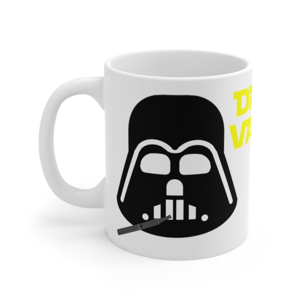 Darth Vaper Quote For Vaping Loving StarWars Fan White Ceramic Mug ...
