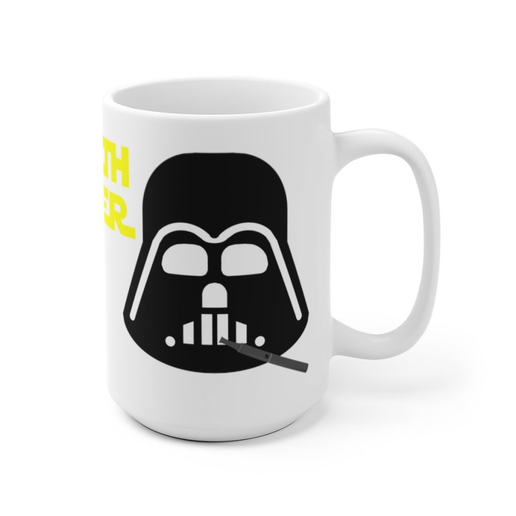 Darth Vaper Quote For Vaping Loving StarWars Fan White Ceramic Mug ...